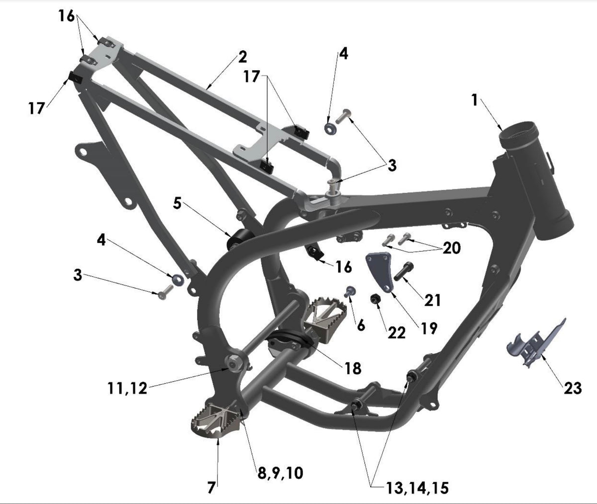 2022 - 2023 CX65, FRAME – Carolina Cobra